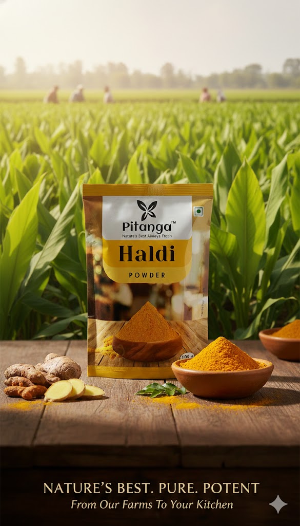 Buy Pure Haldi Powder (Turmeric Powder) Online | Pitanga Foods